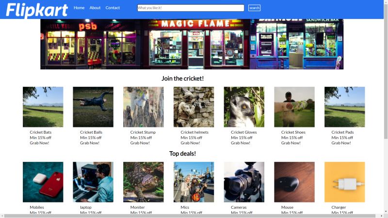 Nitesh Maurya on LinkedIn: Created Flipkart clone website using HTML ... Nitesh Maurya on LinkedIn: Created Flipkart clone website using HTML ...