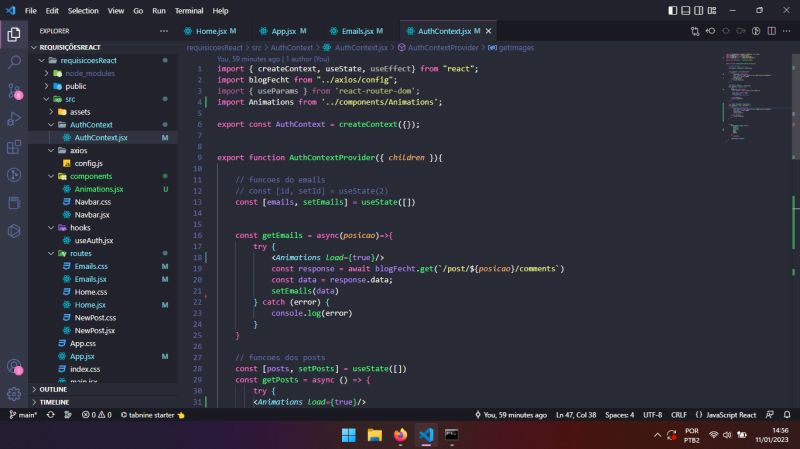 Projeto requisições com Axios, desenvolvido com ReactJs e Vite, onde ... Projeto requisições com Axios, desenvolvido com ReactJs e Vite, onde ...