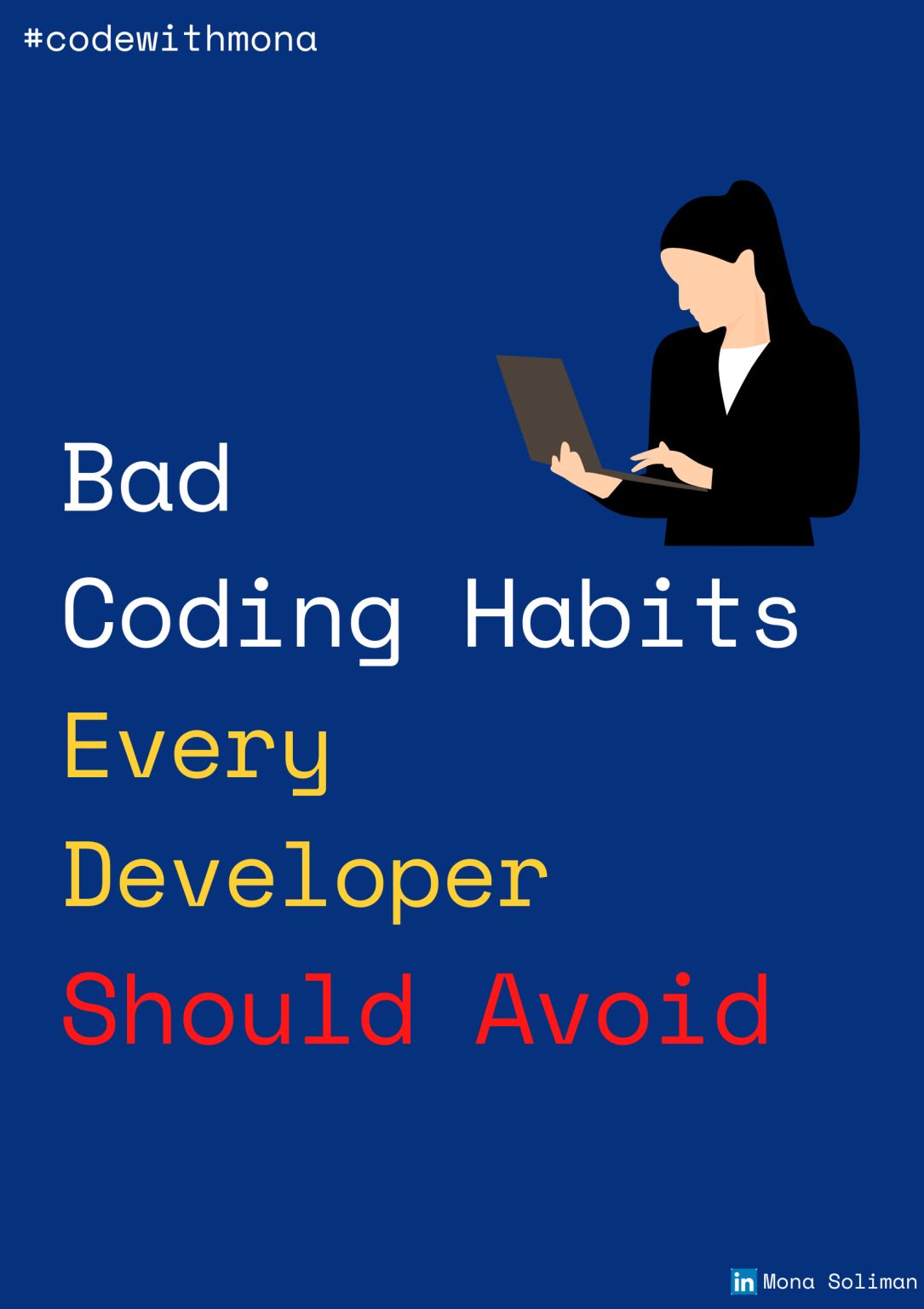 Mona Soliman on LinkedIn: #codewithmona #javascriptdeveloper # ... Mona Soliman on LinkedIn: #codewithmona #javascriptdeveloper # ...