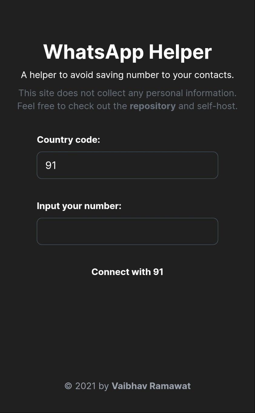 #reactjs #nextjs #whatsapp #tailwindcss #webdevelopment | Vaibhav Ramawat #reactjs #nextjs #whatsapp #tailwindcss #webdevelopment | Vaibhav Ramawat