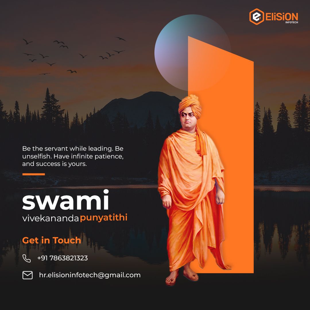 Elision Infotech on LinkedIn: #swamivivekananda Elision Infotech on LinkedIn: #swamivivekananda