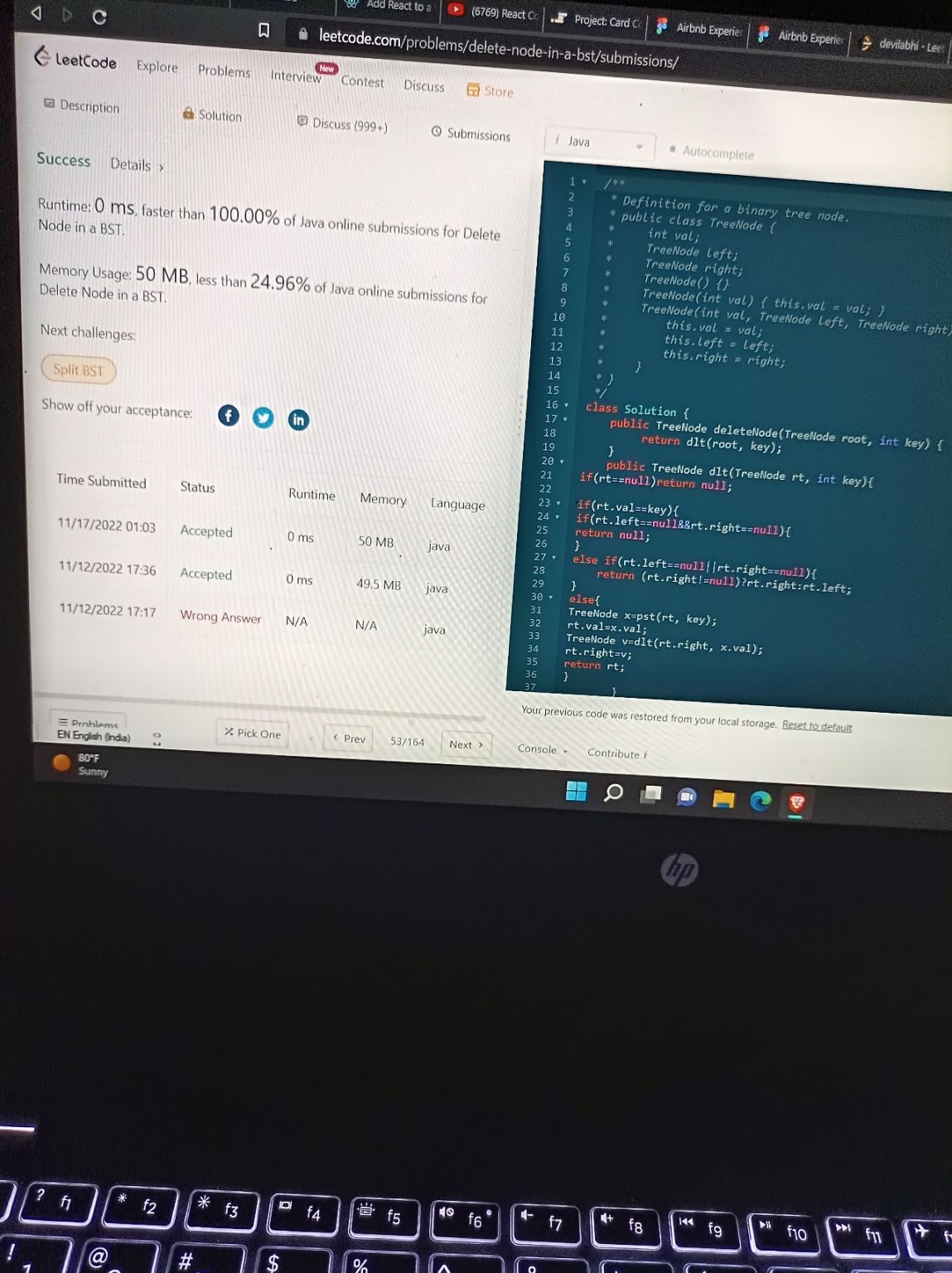 Abhijeet Gupta on LinkedIn: #100daysofcodechallenge #100daysofcode #dsa ... Abhijeet Gupta on LinkedIn: #100daysofcodechallenge #100daysofcode #dsa ...