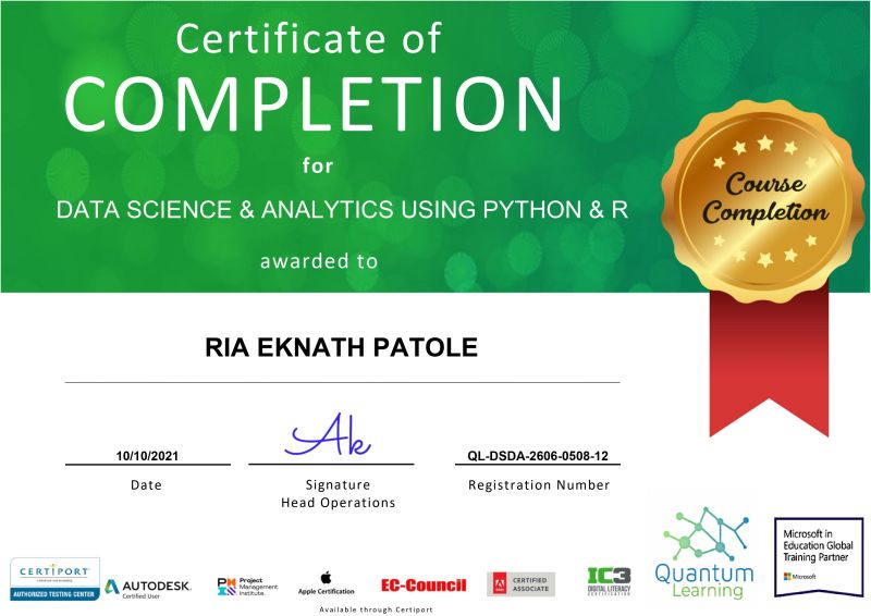 Ria Patole on LinkedIn: #mta #pythonprogramming #rprogramming # ... Ria Patole on LinkedIn: #mta #pythonprogramming #rprogramming # ...