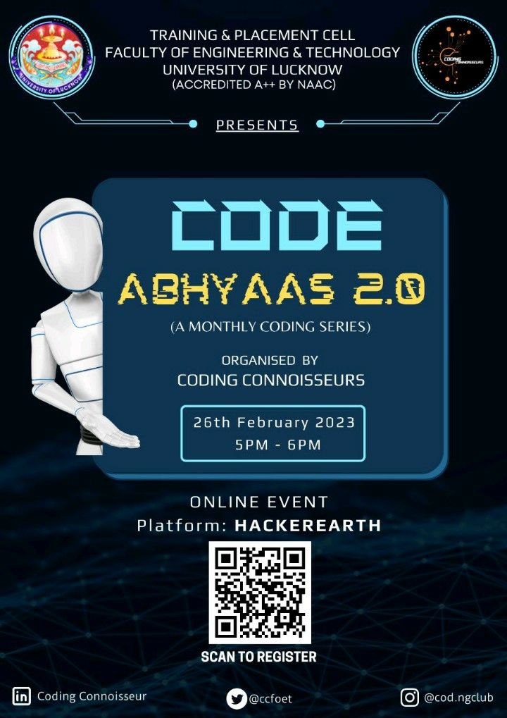 Coding Connoisseurs on LinkedIn: #coding #codingchallenge #hackerearth ... Coding Connoisseurs on LinkedIn: #coding #codingchallenge #hackerearth ...