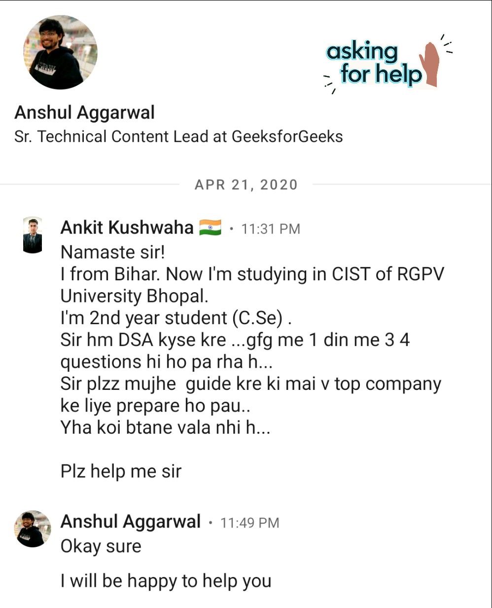 Ankit Kushwaha 🇮🇳 on LinkedIn: #dsa #btechfreshers #btech # ... Ankit Kushwaha 🇮🇳 on LinkedIn: #dsa #btechfreshers #btech # ...