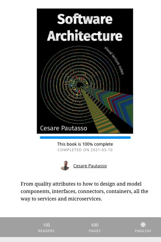 Cesare Pautasso on LinkedIn: Software Architecture: visual lecture ... Cesare Pautasso on LinkedIn: Software Architecture: visual lecture ...