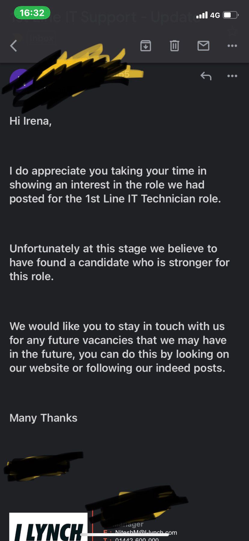 Irena Karbauskaite on LinkedIn: #disappointment #interview #job Irena Karbauskaite on LinkedIn: #disappointment #interview #job