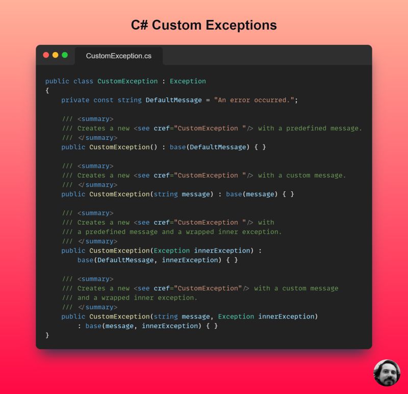 Facundo Pugliese on LinkedIn: #csharp #exceptions #dotnet # ... Facundo Pugliese on LinkedIn: #csharp #exceptions #dotnet # ...