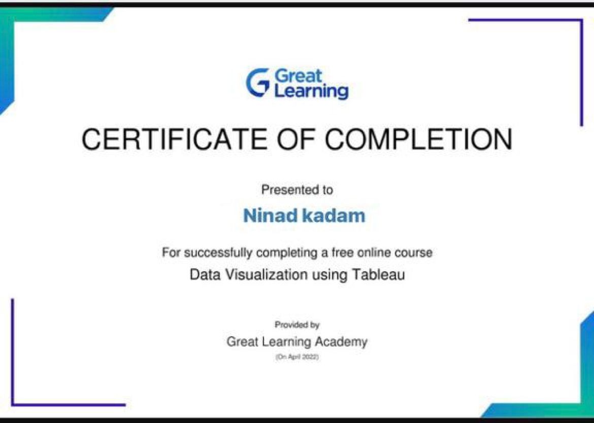 Ninad kadam posted on LinkedIn Ninad kadam posted on LinkedIn