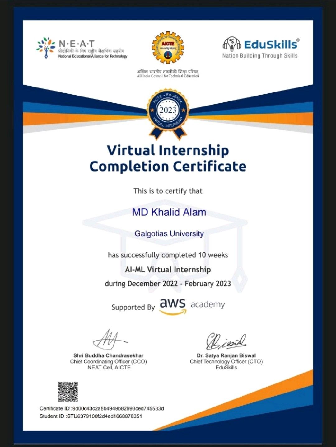 Md khalid Alam on LinkedIn: #aicteinternship #aicte # ... Md khalid Alam on LinkedIn: #aicteinternship #aicte # ...