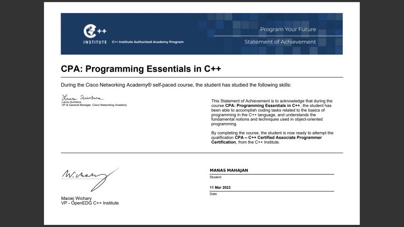 Manas Mahajan 🇮🇳 on LinkedIn: #programming #coding Manas Mahajan 🇮🇳 on LinkedIn: #programming #coding