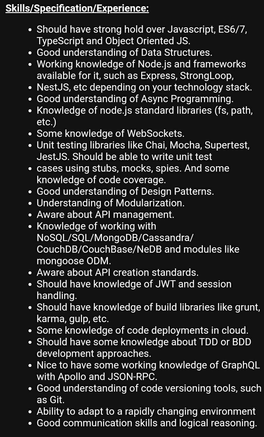 Yogesh Kushwaha on LinkedIn: #recruiters #hr #jobdescriptions # ... Yogesh Kushwaha on LinkedIn: #recruiters #hr #jobdescriptions # ...