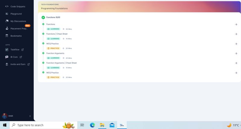 Ankit Kumar on LinkedIn: #day37 #100daysofcoding #nxtwave # ... Ankit Kumar on LinkedIn: #day37 #100daysofcoding #nxtwave # ...