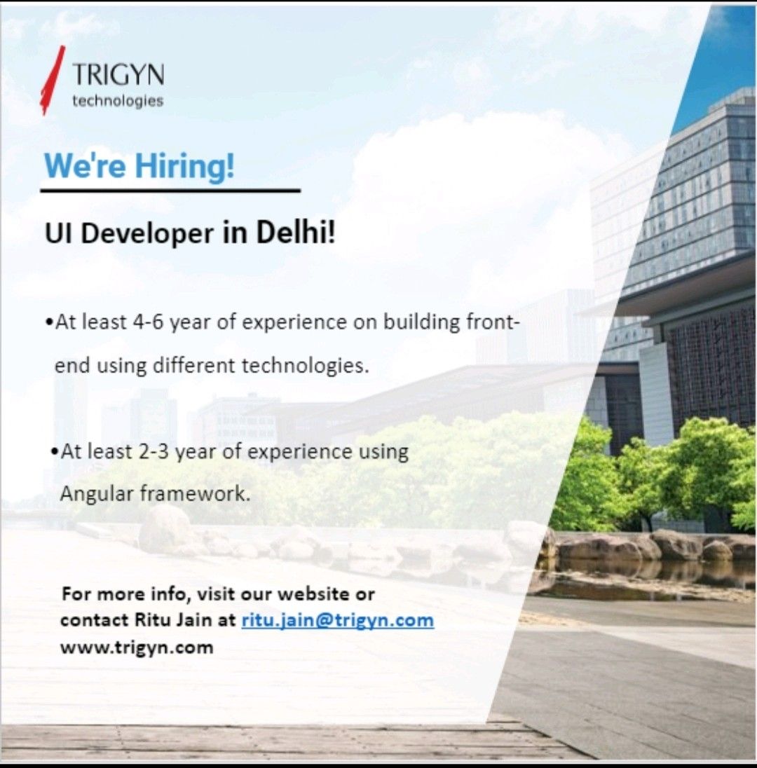 #hiring #uideveloper #angular #hiringimmediately #delhijobs | Ritu Jain #hiring #uideveloper #angular #hiringimmediately #delhijobs | Ritu Jain