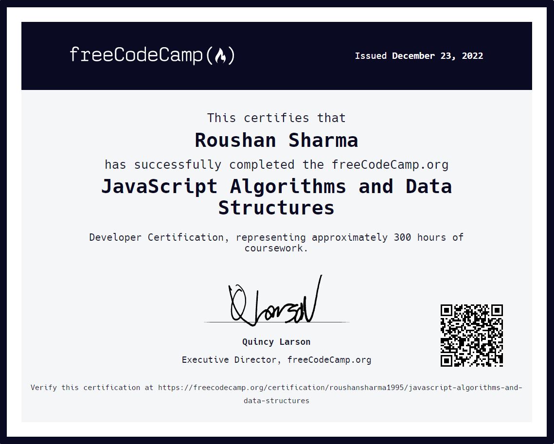 Roushan Sharma on LinkedIn: #learning #javascript #algorithms # ... Roushan Sharma on LinkedIn: #learning #javascript #algorithms # ...