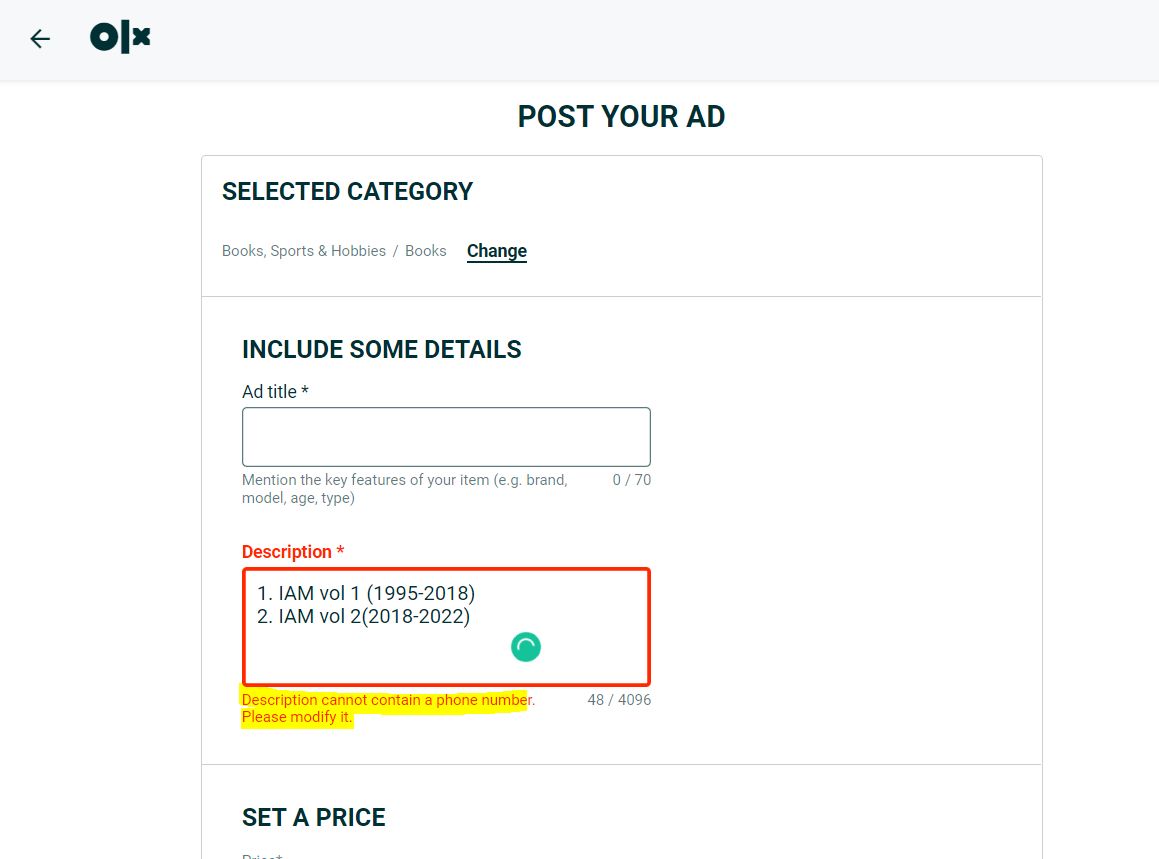Probhakar Sarkar on LinkedIn: #olx #olxgroup #bug Probhakar Sarkar on LinkedIn: #olx #olxgroup #bug