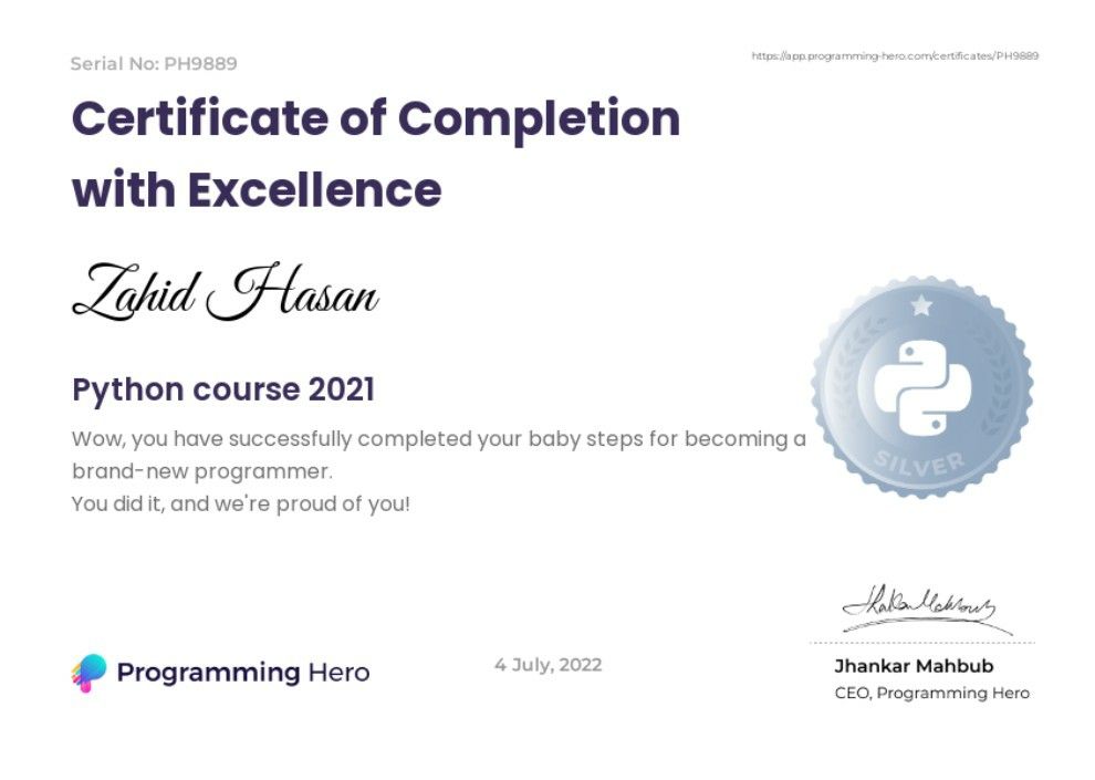 Zahid Hasan on LinkedIn: #programming #python #coding Zahid Hasan on LinkedIn: #programming #python #coding