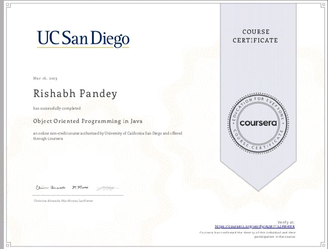 Rishabh pandey on LinkedIn: #java #programming #oops Rishabh pandey on LinkedIn: #java #programming #oops