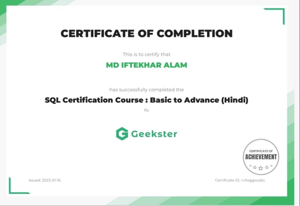 #sql #mysql | MD IFTEKHAR ALAM | 11 comments #sql #mysql | MD IFTEKHAR ALAM | 11 comments