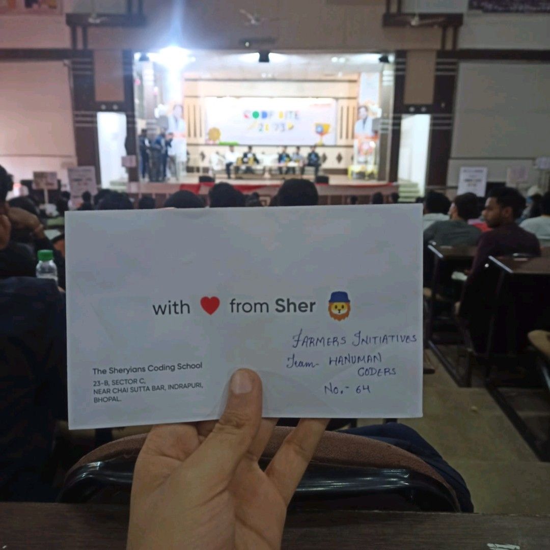 Excited to share that our Team participated in a State level Hackathon ... Excited to share that our Team participated in a State level Hackathon ...