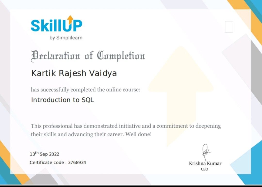 Kartik Vaidya on LinkedIn: #sql #sqlserver #sqldeveloper #sqldatabase Kartik Vaidya on LinkedIn: #sql #sqlserver #sqldeveloper #sqldatabase