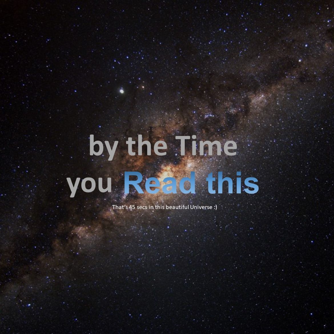 Sahil Parmar on LinkedIn: #45secinuniverse Sahil Parmar on LinkedIn: #45secinuniverse