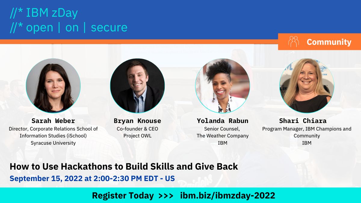 Shari Chiara on LinkedIn: #callforcode #ibmzday #techforgood Shari Chiara on LinkedIn: #callforcode #ibmzday #techforgood