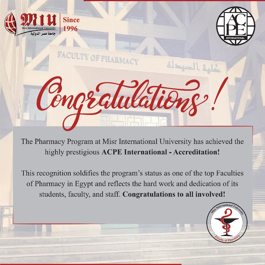 Misr International University posted on LinkedIn Misr International University posted on LinkedIn