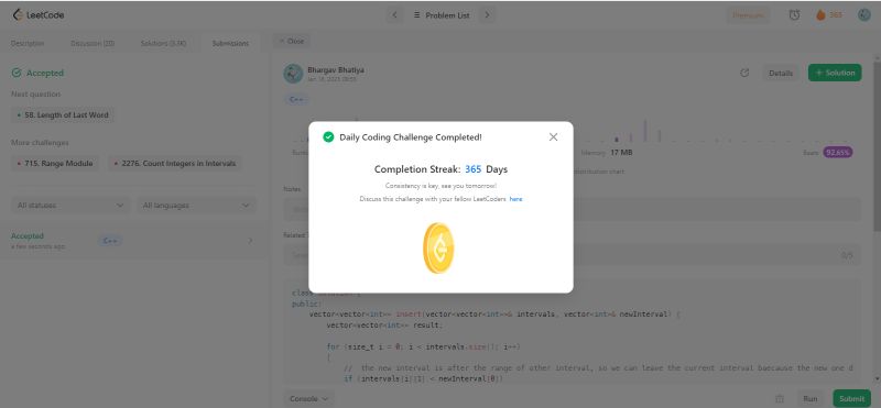 Bhargav Bhatiya on LinkedIn: #leetcode #consistency #coding #growth # ... Bhargav Bhatiya on LinkedIn: #leetcode #consistency #coding #growth # ...