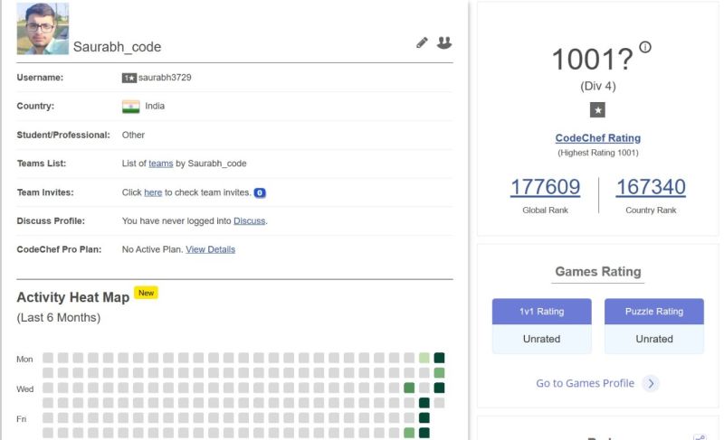 Saurabh Kumar on LinkedIn: #codechef #starters80 #coding Saurabh Kumar on LinkedIn: #codechef #starters80 #coding