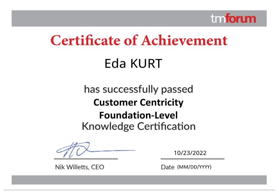 Eda Kurt Türk on LinkedIn: #tmforum #etiya Eda Kurt Türk on LinkedIn: #tmforum #etiya