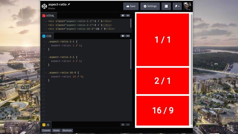 Marko Denic LinkedIn‘de: CSS tip: Use the `aspect-ratio` CSS property ... Marko Denic LinkedIn‘de: CSS tip: Use the `aspect-ratio` CSS property ...