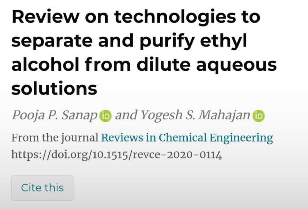 Dr. Pooja Sanap on LinkedIn: #chemicalengineering #review | 15 comments Dr. Pooja Sanap on LinkedIn: #chemicalengineering #review | 15 comments