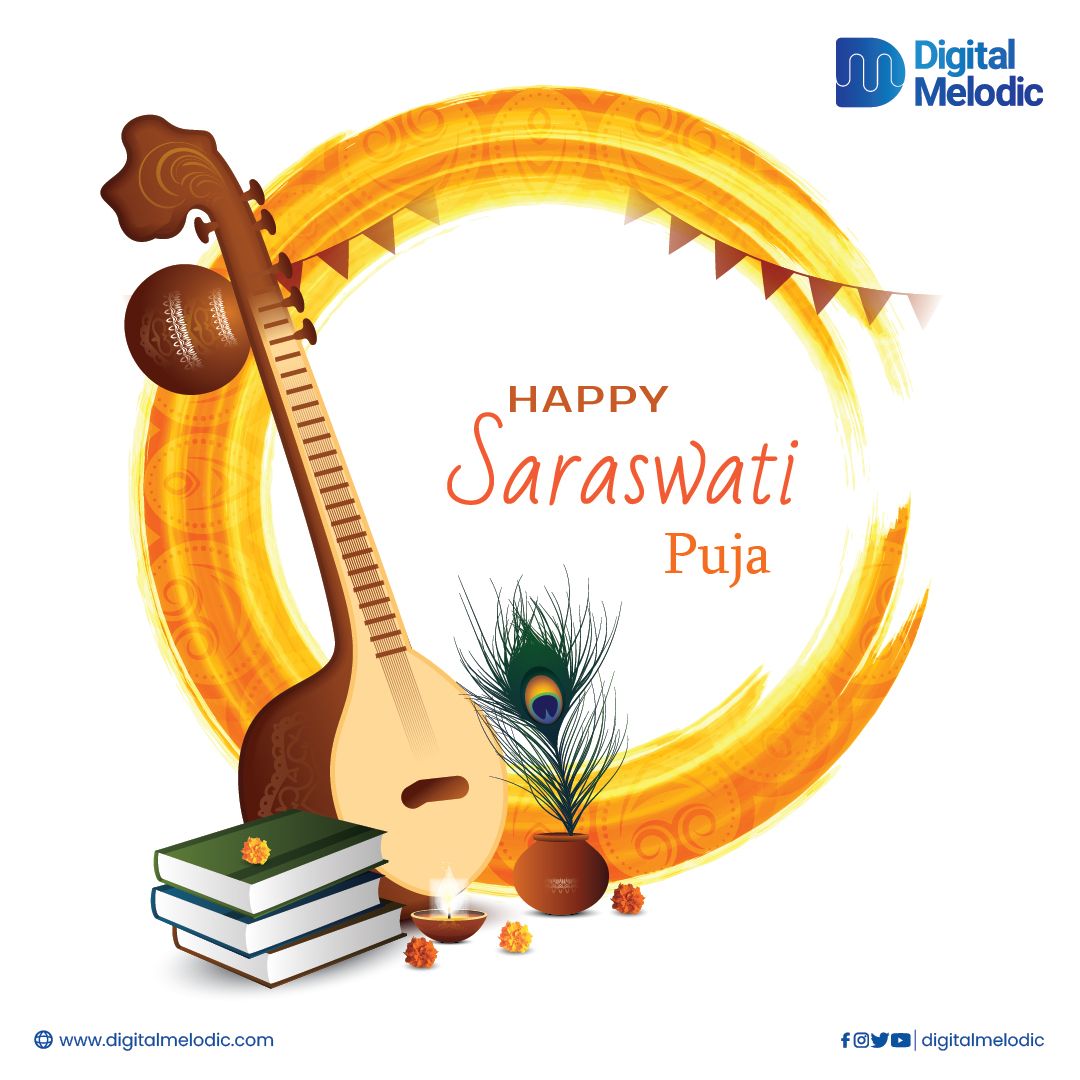 Digital Melodic on LinkedIn: Happy Saraswati Puja Digital Melodic on LinkedIn: Happy Saraswati Puja
