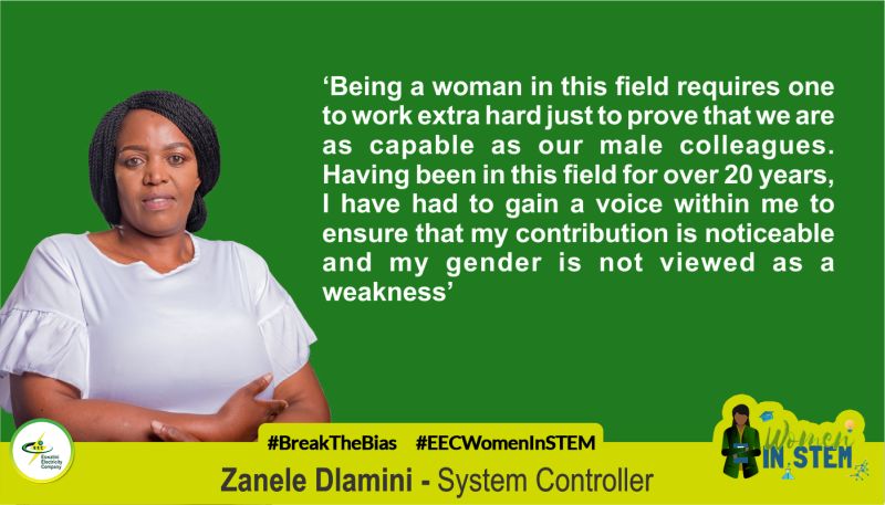 Eswatini Electricity Company on LinkedIn: #eecwomeninstem #breakthebias Eswatini Electricity Company on LinkedIn: #eecwomeninstem #breakthebias