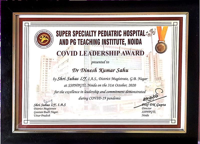 Dr. Dinesh Kumar Sahu on LinkedIn: Covid Leadership Award | 11 comments Dr. Dinesh Kumar Sahu on LinkedIn: Covid Leadership Award | 11 comments