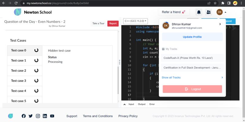 Dhruv K. on LinkedIn: #cplusplus #day4 #30daysofcode #community #coding ... Dhruv K. on LinkedIn: #cplusplus #day4 #30daysofcode #community #coding ...