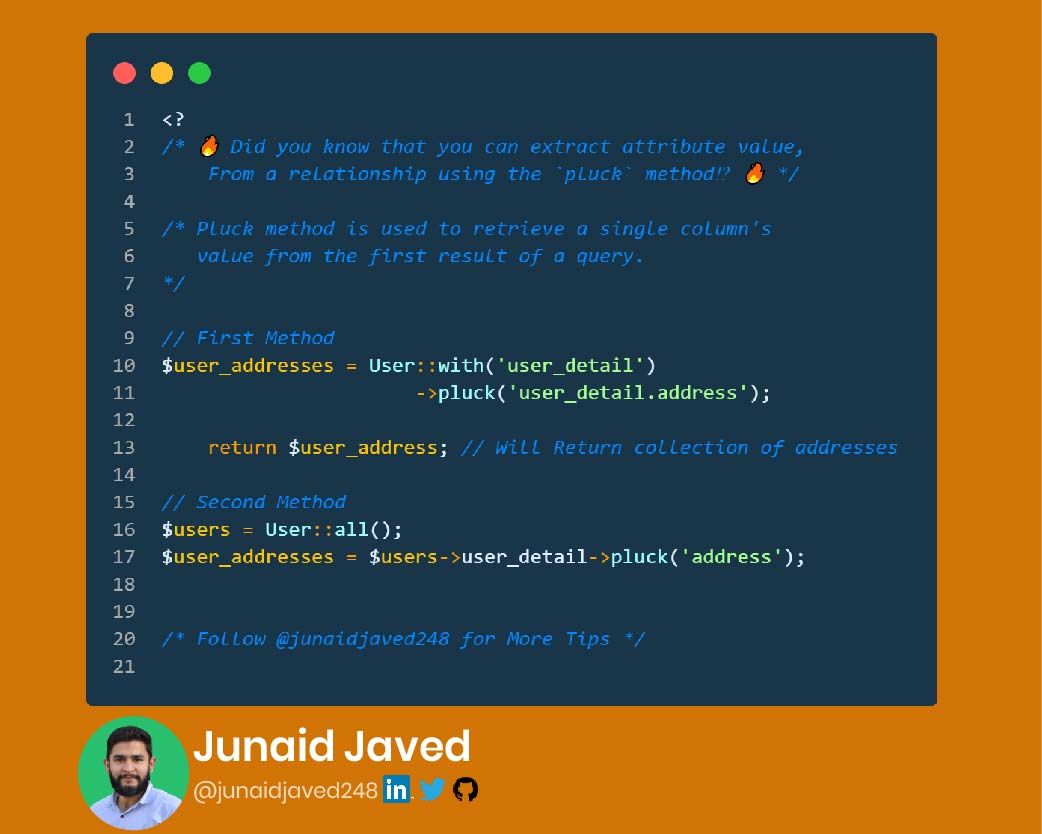 #phptip #php #php8 #laravel #laravelphp #laraveltips #laravelninjatips ... #phptip #php #php8 #laravel #laravelphp #laraveltips #laravelninjatips ...
