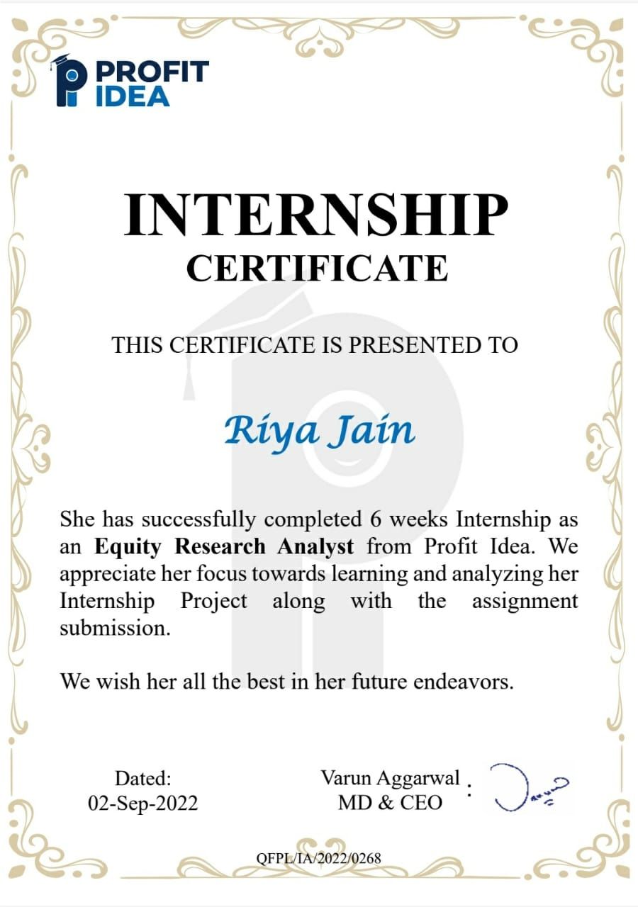 Riya Jain on LinkedIn: #opportunity #finance #internship #work #trading ... Riya Jain on LinkedIn: #opportunity #finance #internship #work #trading ...