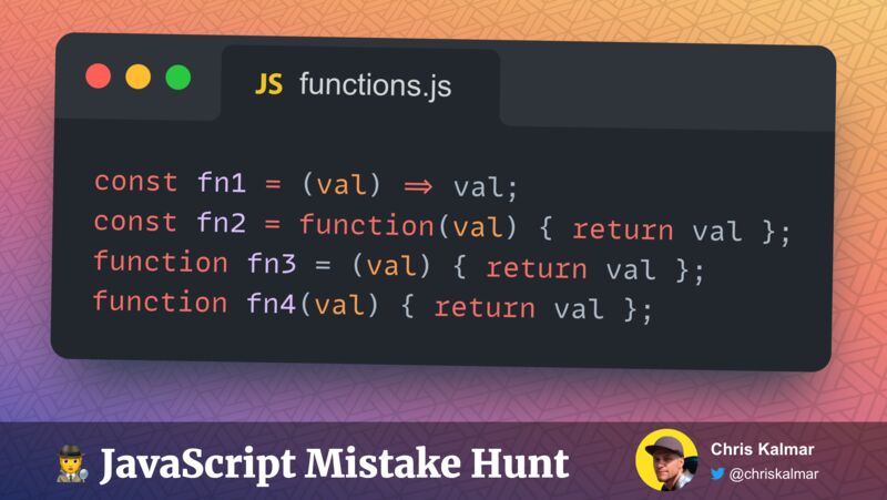 Chris Kalmar on LinkedIn: Another JavaScript quiz! 🧠Which of these ... Chris Kalmar on LinkedIn: Another JavaScript quiz! 🧠Which of these ...