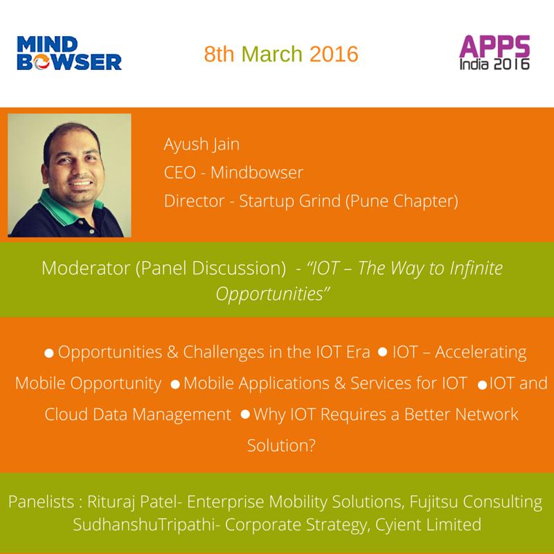 Ayush Jain, CEO - Mindbowser will be moderating a panel discussion on ... Ayush Jain, CEO - Mindbowser will be moderating a panel discussion on ...