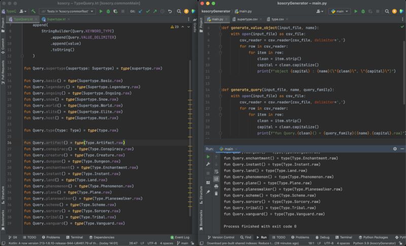 Lucian Eduard Ghimpu on LinkedIn: Using python to generate Kotlin code ... Lucian Eduard Ghimpu on LinkedIn: Using python to generate Kotlin code ...