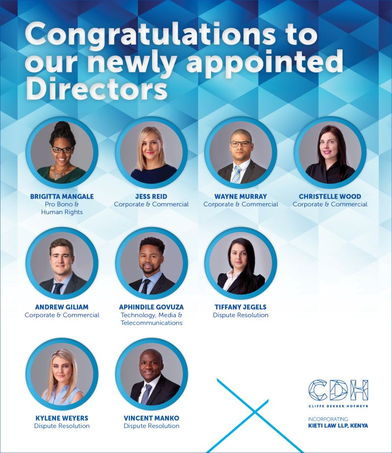 Cliffe Dekker Hofmeyr Inc on LinkedIn: #cdhlegal #legal #promotions ... Cliffe Dekker Hofmeyr Inc on LinkedIn: #cdhlegal #legal #promotions ...