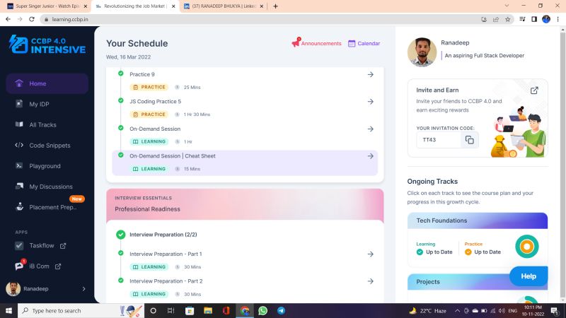 RANADEEP BHUKYA on LinkedIn: #day18 #50daysofcodechallenge #js # ... RANADEEP BHUKYA on LinkedIn: #day18 #50daysofcodechallenge #js # ...