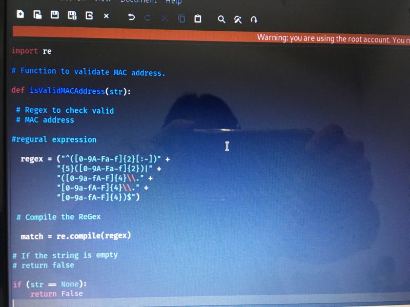 NAVAS MOIDEEN on LinkedIn: Validate MAC address using python script. NAVAS MOIDEEN on LinkedIn: Validate MAC address using python script.