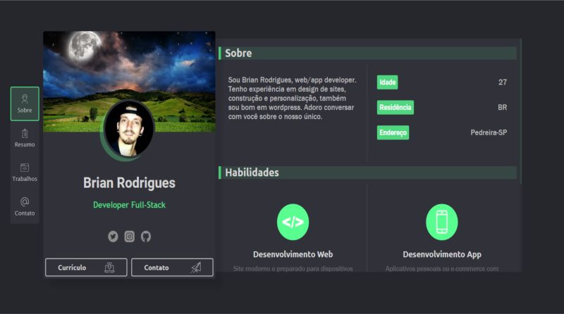 Portfólio feito com HTML, CSS e JavaScript (Totalmente responsivo ... Portfólio feito com HTML, CSS e JavaScript (Totalmente responsivo ...