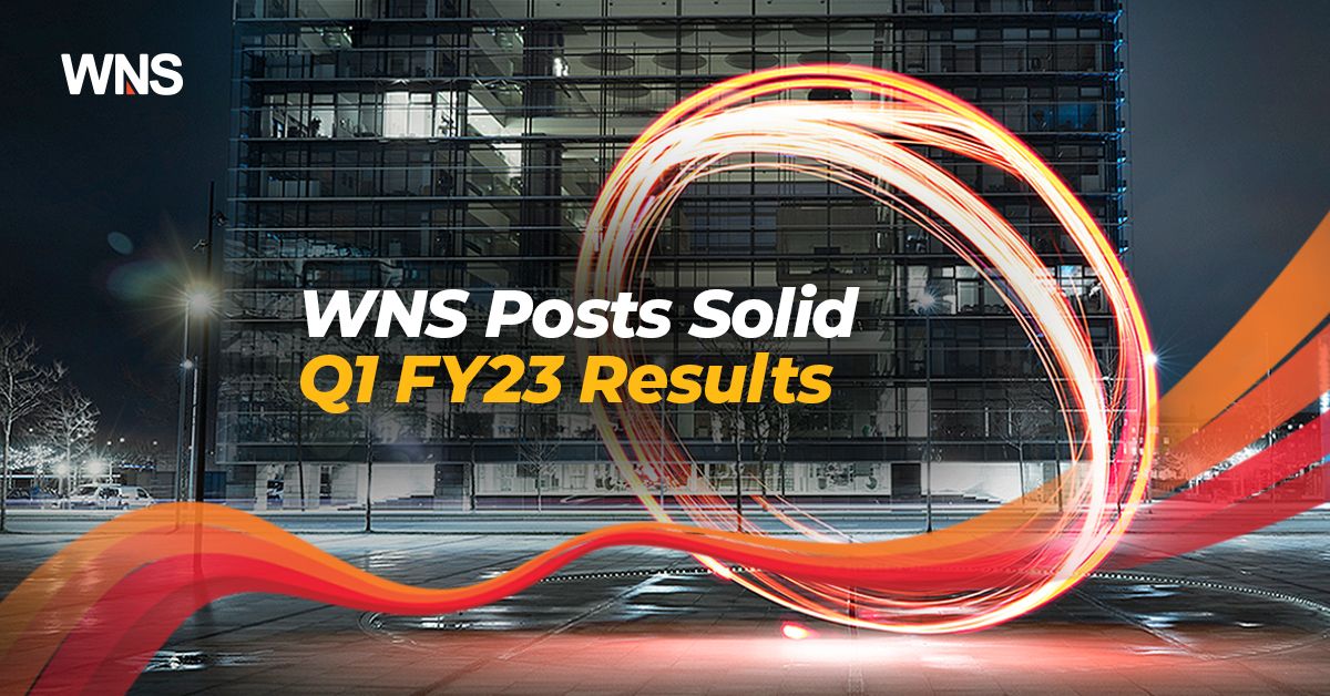 WNS on LinkedIn: #fy23 #q1fy23 #wnspirit #quarterlyresults #growth WNS on LinkedIn: #fy23 #q1fy23 #wnspirit #quarterlyresults #growth