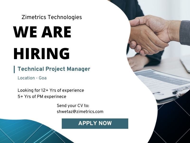 #hiring #technicalprojectmanager #goa #goajobs #projectmanagement # ... #hiring #technicalprojectmanager #goa #goajobs #projectmanagement # ...