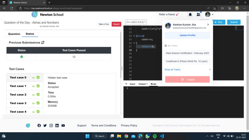keshav Kumar jha on LinkedIn: #cplusplus #day6 #day6 #30daysofcode # ... keshav Kumar jha on LinkedIn: #cplusplus #day6 #day6 #30daysofcode # ...