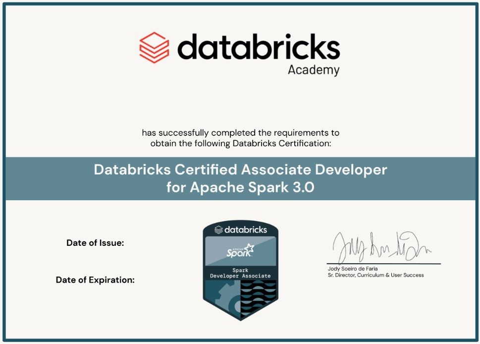 Kent Pawar on LinkedIn: #databricks #certified Kent Pawar on LinkedIn: #databricks #certified